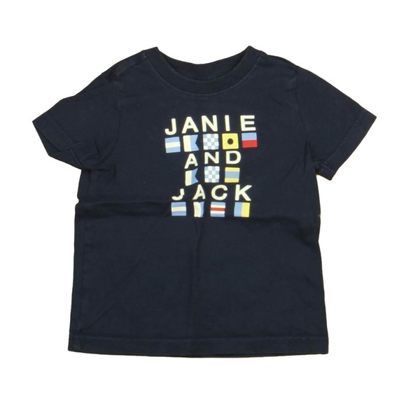 Janie and Jack | Shirts & Tops | Janie And Jack Boys Navy Flags Tshirt ...